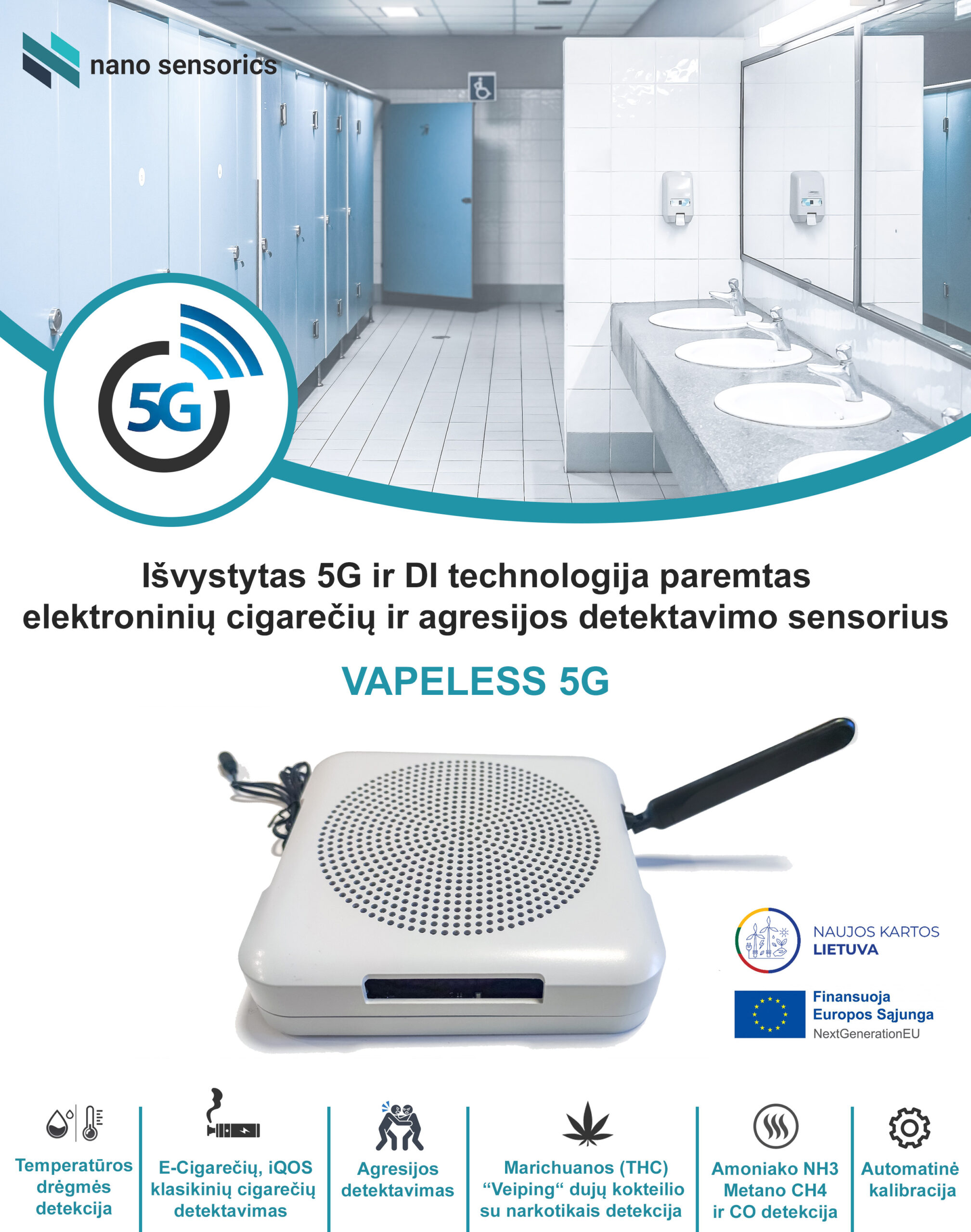 UAB "Nano sensorics" sukūrė, naujos kartos 5G didelio tikslumo ...